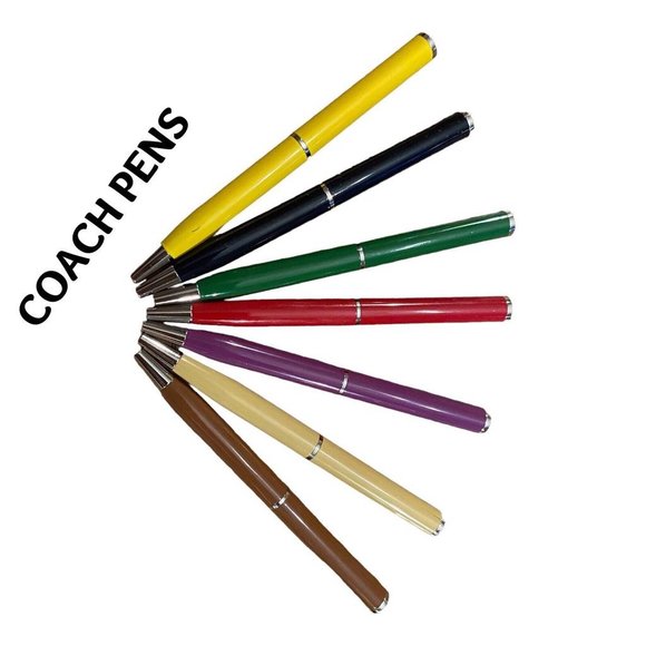 Coach | Office | Coach Vintage 4 Black Mini Ballpoint Pens Retired Rare ...